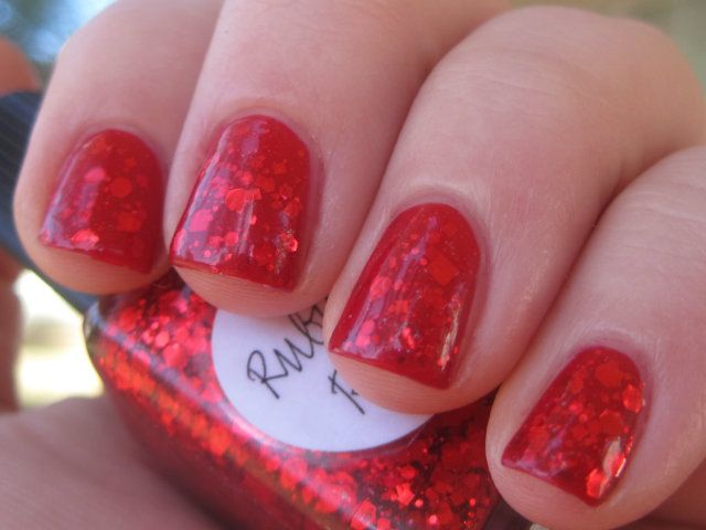 Lavish Layerings: Lynnderella Ruby Red Ruby...plus Bride of Franken?